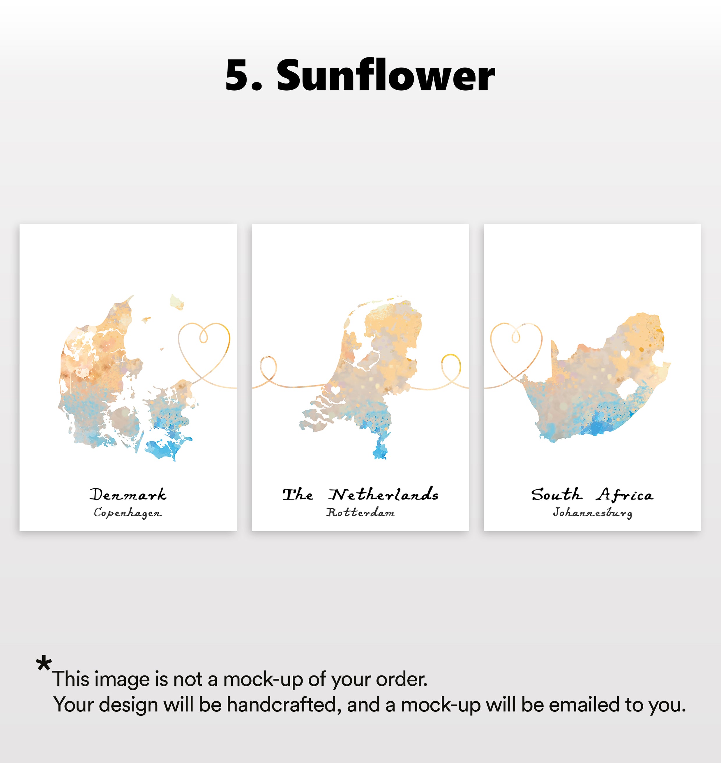 Personalised Three Location Prints — Lotsy.co.uk