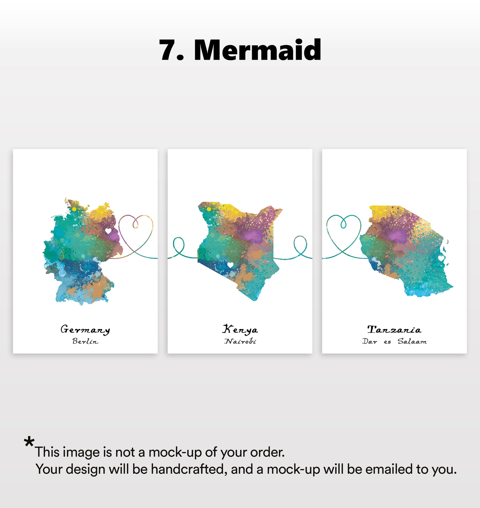 Personalised Three Location Prints — Lotsy.co.uk