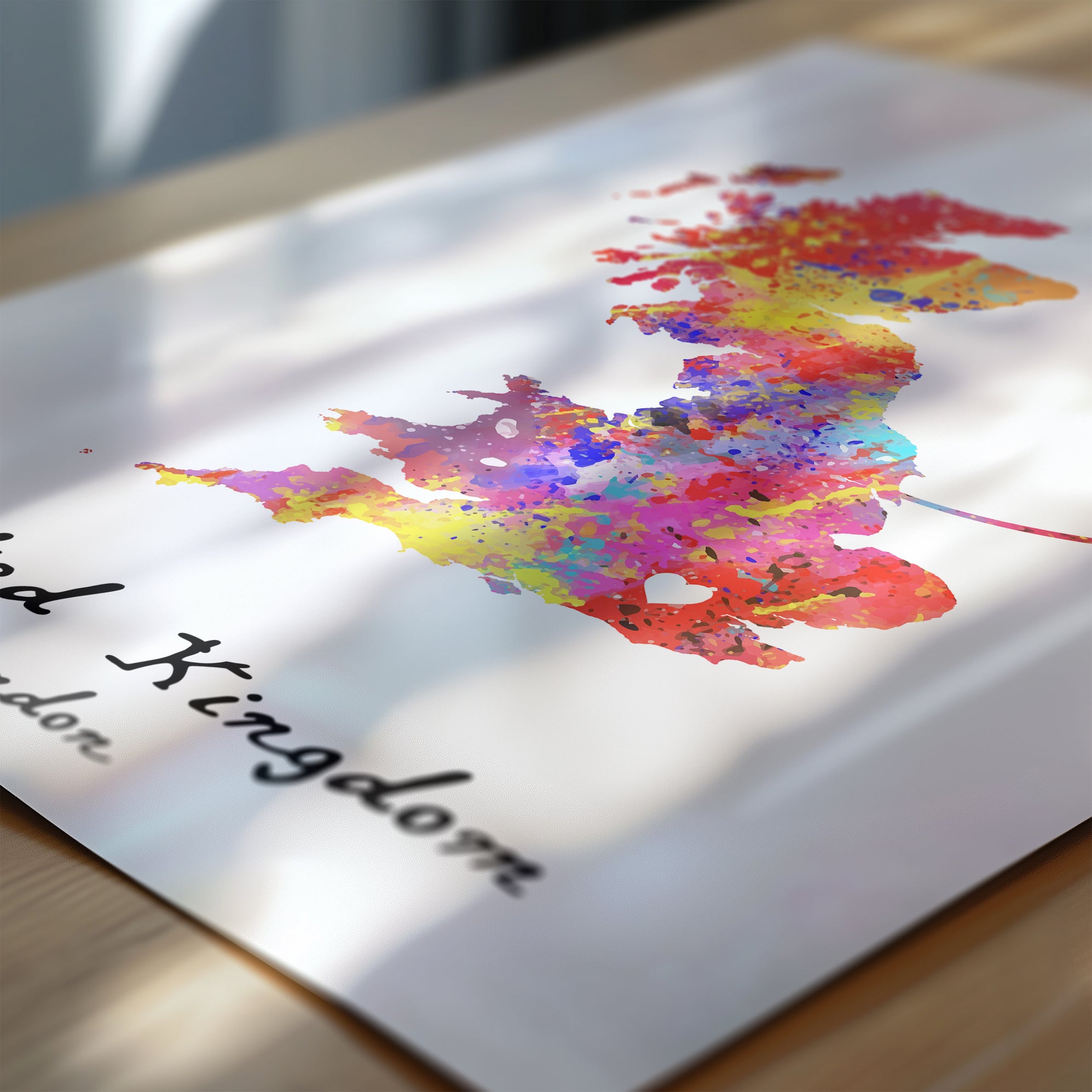 Personalised two location Prints — Lotsy.co.uk
