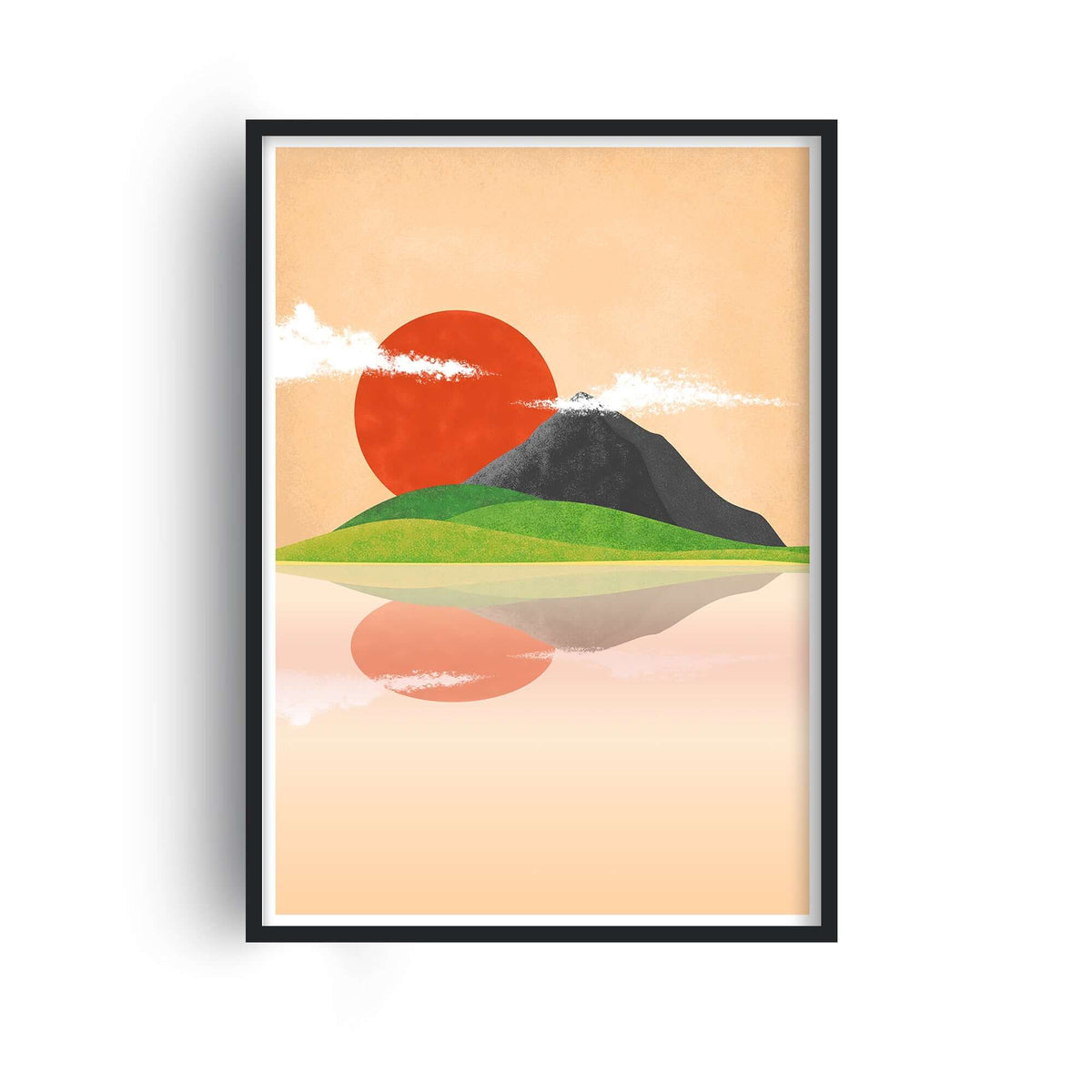 Abstract Island Sunset — Lotsy.co.uk