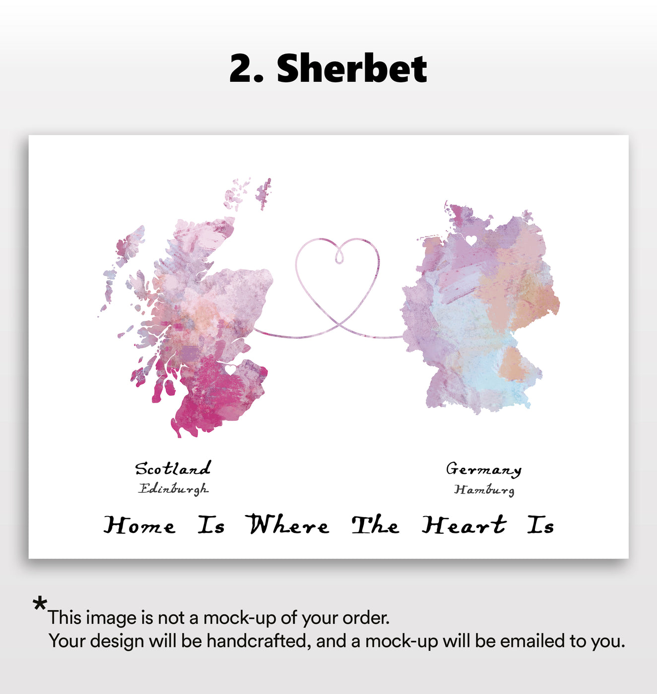 Personalised Watercolour Travel Poster | Lotsy.co.uk