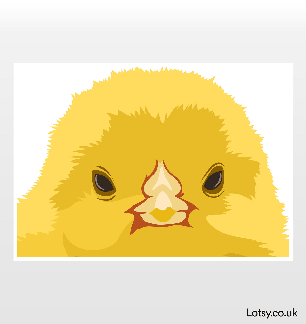 Chicken head Print — Lotsy.co.uk