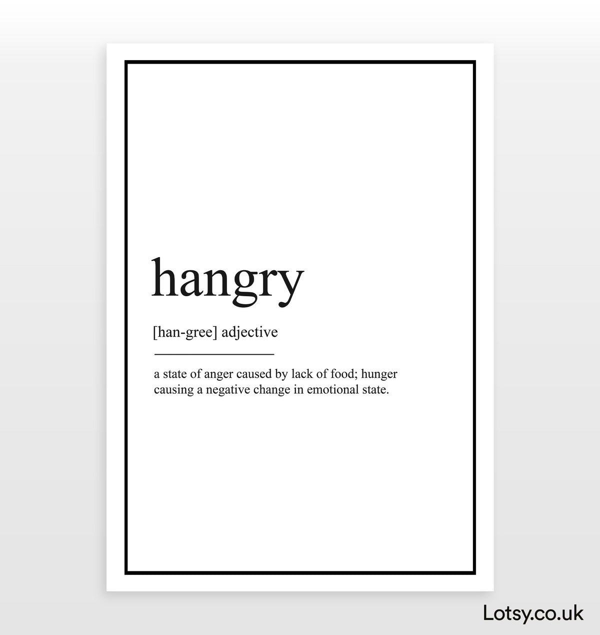 Hangry Definition